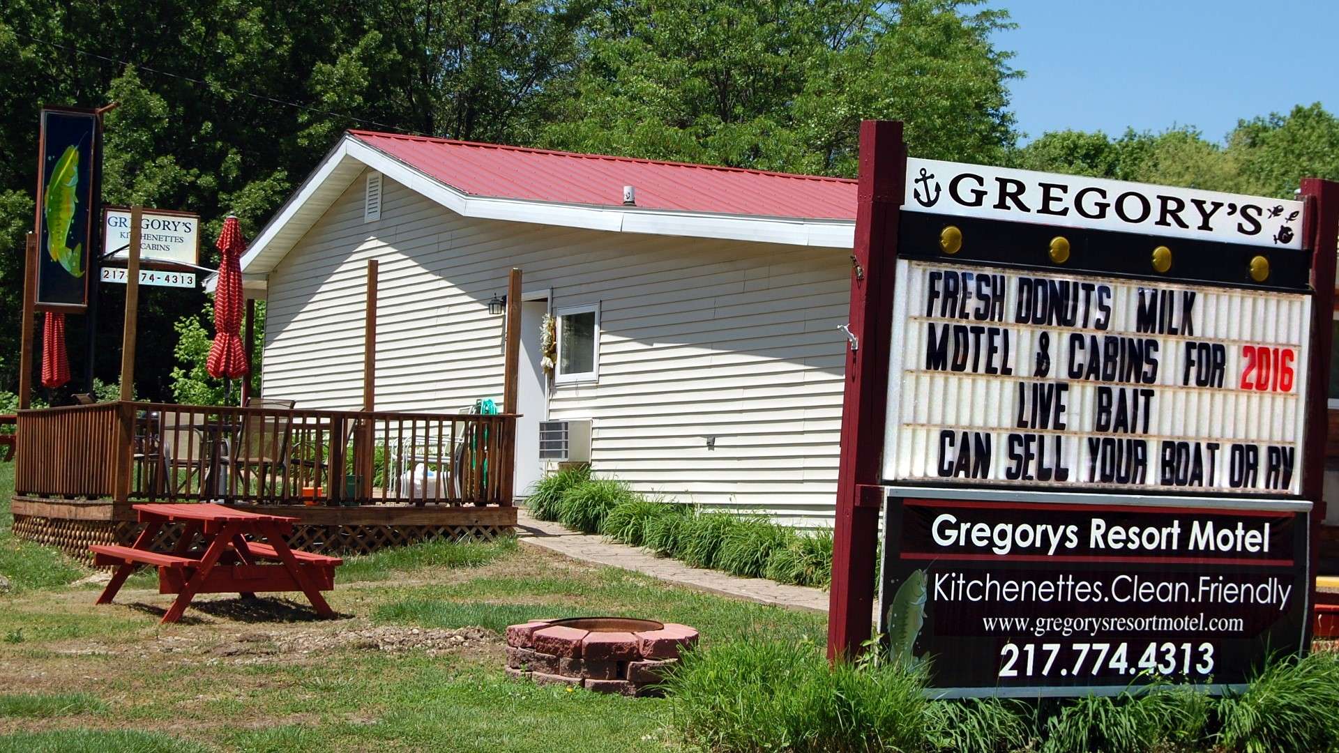 Gregory's Resort Motel and Cabins | Enjoy Illinois | Enjoy Illinois