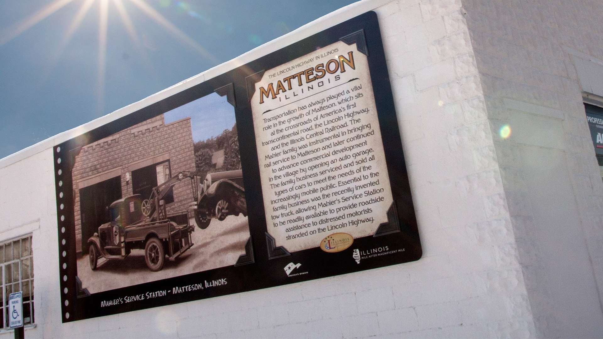 Illinois Lincoln Highway Interpretive Mural - Matteson | Enjoy Illinois